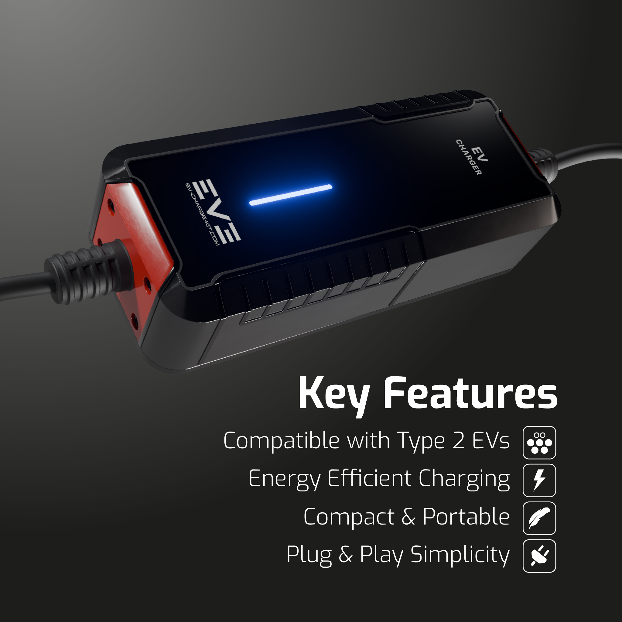 MAX32 Series – Type 2 EV Charger | Adjustable 6A-32A, Smart ...